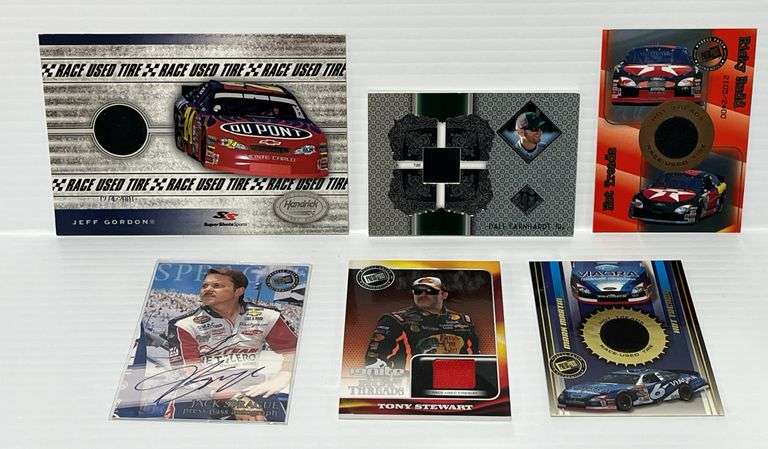 (6) Special edition NASCAR Collectible cards, include: Tony Stewart Hot ...