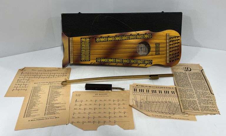 Violin-Uke with case, bow, pick, and article from Saginaw News about ...