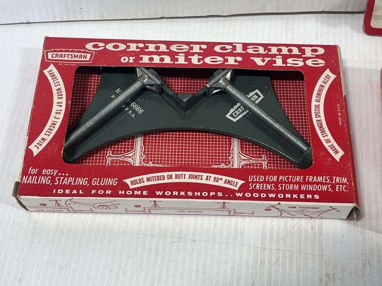 (4) Craftsman corner clamps, in original boxes/packages, like new, work ...
