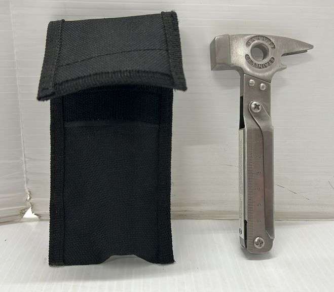 Vintage Garrity Stainless Steel Claw Hammer Multi-Tool Set with Sheath ...