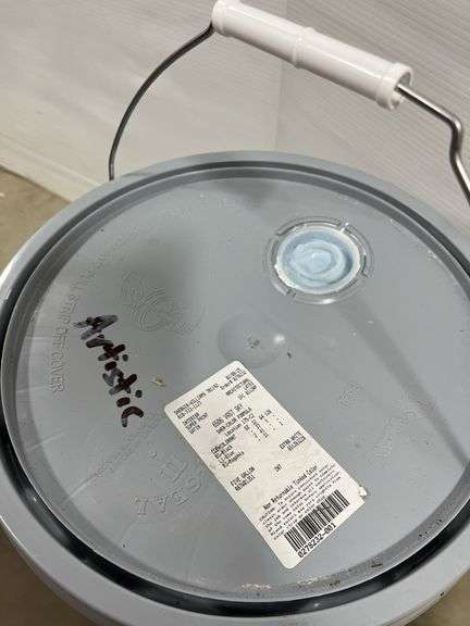 5-Gallon interior paint, sky blue color, fresh mistint - Albrecht ...