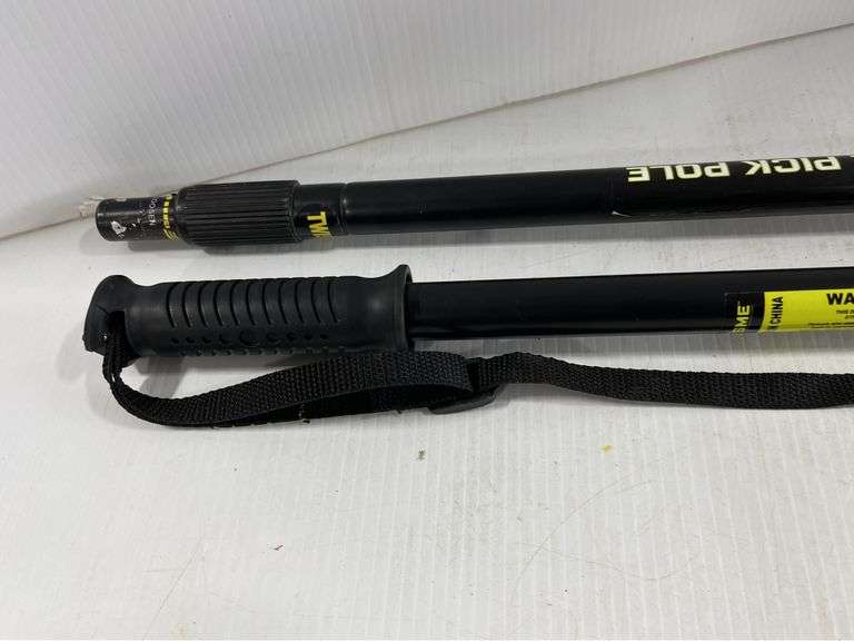 (2) Magnetic shell pick polls, 31 1/2"L, good - Albrecht Auction Service