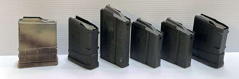 (6) 308 Win/7.2x51 Nato 10 and 20-round magazines, includes ...