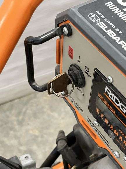 RIDGID electric start generator, 10,000 starting watt, 8,000 running ...