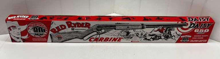 Daisy Red Ryder BB Gun with 80th Anniversary Edition Medallion, Comes ...