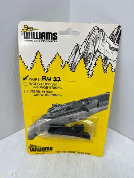 William Gun Sight WGRS RU22 Rifle Peep Sight, Fits Ruger 10/22 Rifles ...