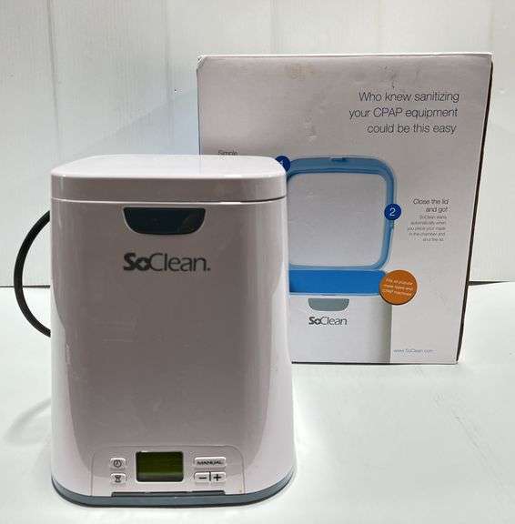 SoClean 2 automated CPAP sanitizer, box- 12"H - Albrecht Auction Service