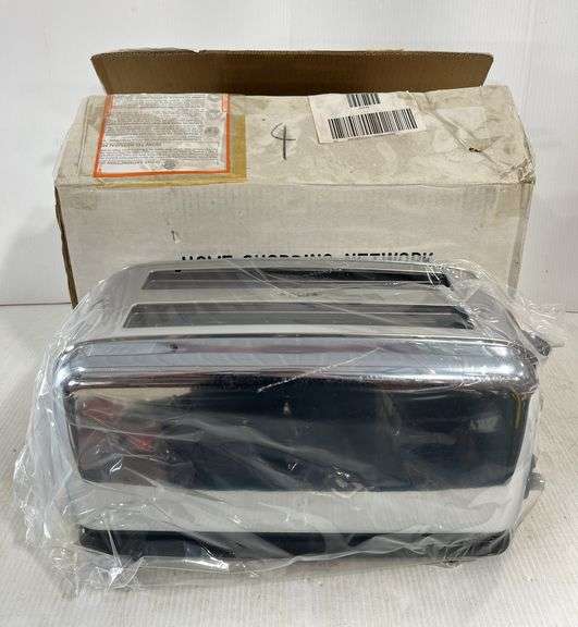 Ultrex chrome/stainless steel classic toaster, No. 08310, 14"D, NIB ...