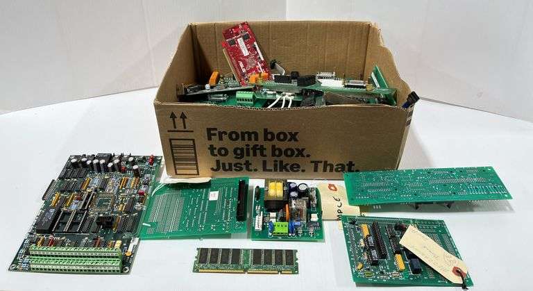 Assorted computer boards for gold scrap, approx. 10 lbs. - Albrecht ...