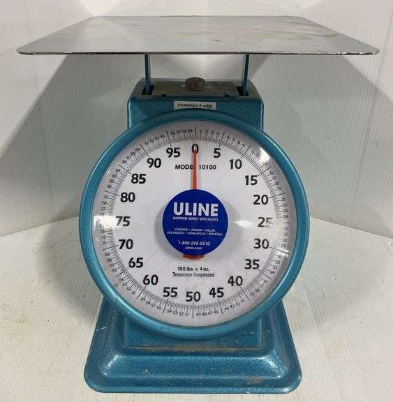 ULine scale, the face appears to have damage, 14"H, works - Albrecht ...