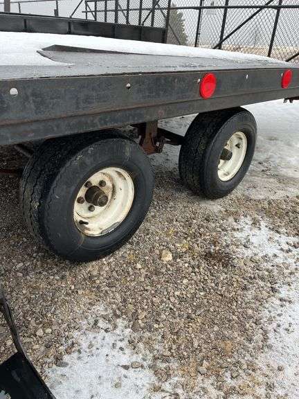 Trailer, 7 1/2'W x 17'L, two axles, new tires, bearings greased, new ...