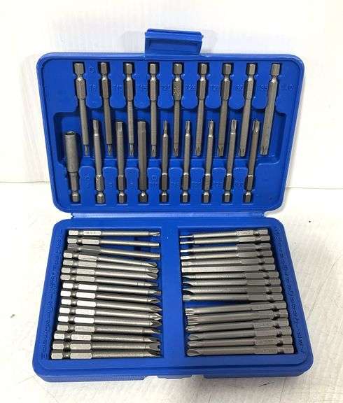 50-Piece magnetic screwdriver bit set, extra large 75mm safety bits for ...