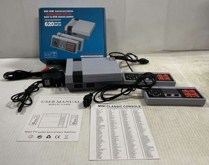 Game system with 620 games, new - Albrecht Auction Service