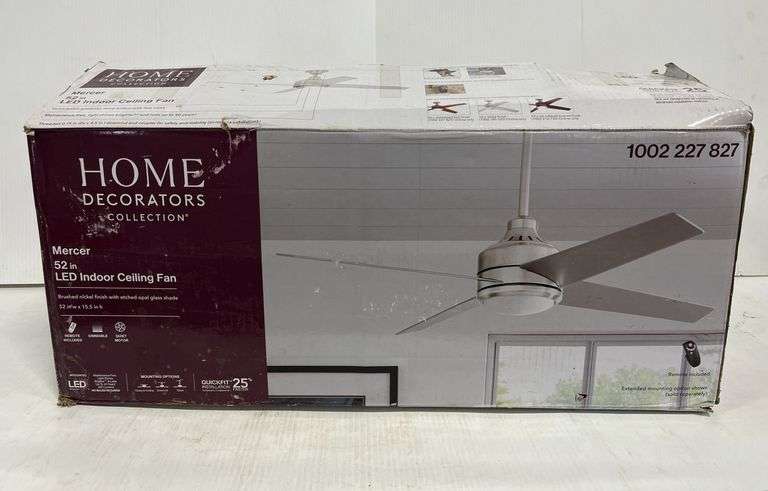 Ceiling fan, 52", new - Albrecht Auction Service