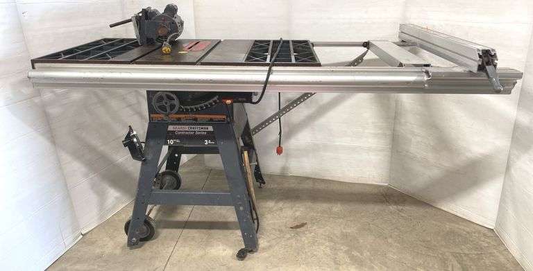 Craftsman table saw, contractor series, 10", right side cut- 43 ...