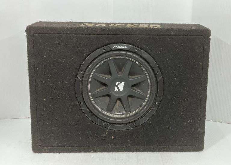 Kicker Comp 10" subwoofer, 21 1/2"W x 15 1/4"H, works - Albrecht ...