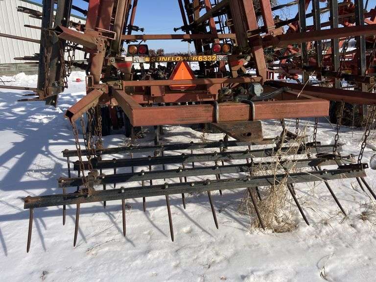 Sunflower 6332 Soil Finisher, 26.5' Working Width, Rear Hitch and ...