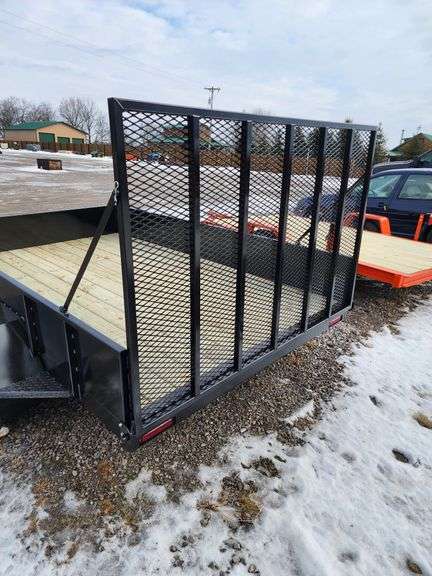 6' x 10' Utility trailer with fold-down gate, frame constructed ...