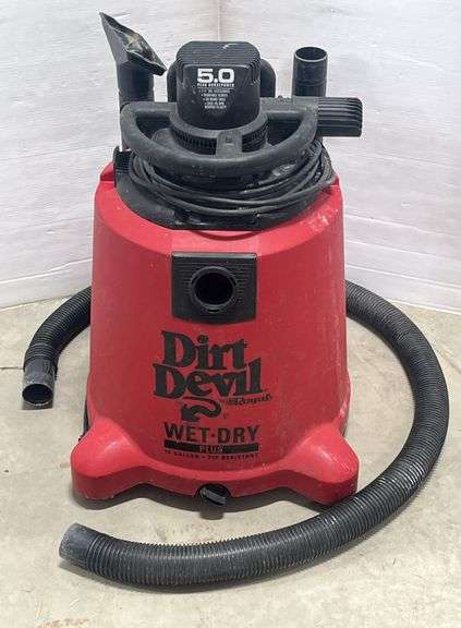 7-Piece Red Devil wet/dry vacuum, 16-gallon, used, works great ...