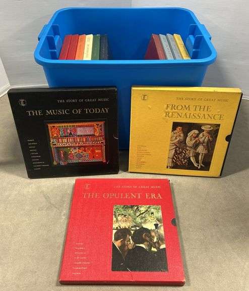 1960s Time-Life "The Story of Great Music" boxed sets, over 50 LP ...
