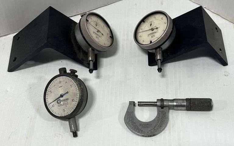 (3) Machinist gauges, include: 2- Fowler, and 1- Standard; and ...