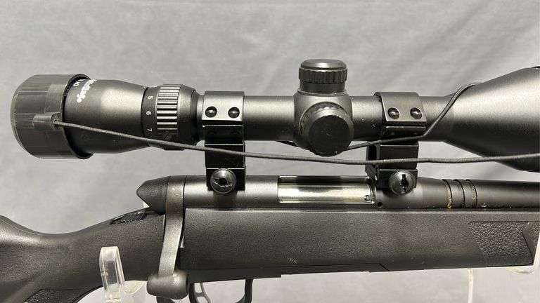 Savage B-Mag, 17 WSM Rifle, with Nikko Stirling 4-12x50 Scope ...