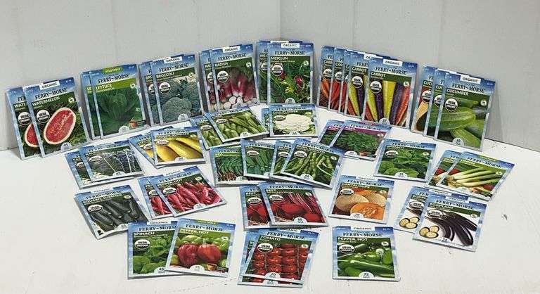 (50) Organic misc. vegetable seeds - Albrecht Auction Service