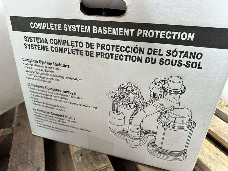 Wayne/Blue Angel Submersible Sump Pump Backup System (primary pump, 12 ...