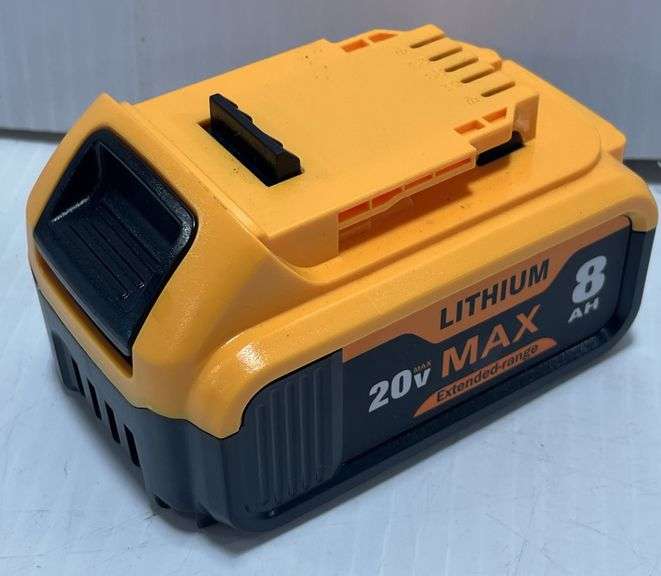 20V Lithium-ion 8 AMP Max extended range battery, compatible with ...
