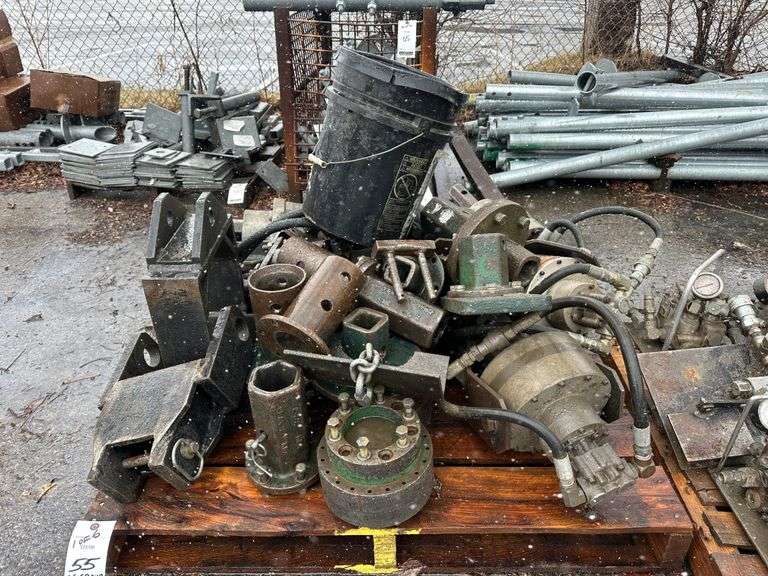 Large Group of Helical Pier Related Items Including: Portable Torque ...