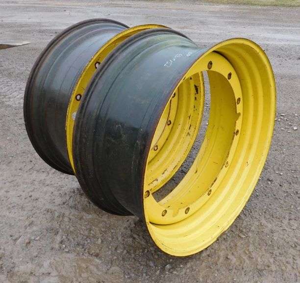 This item Selling ABSOLUTE! ~~~ (2)-John Deere 18x42 Rims - Albrecht ...