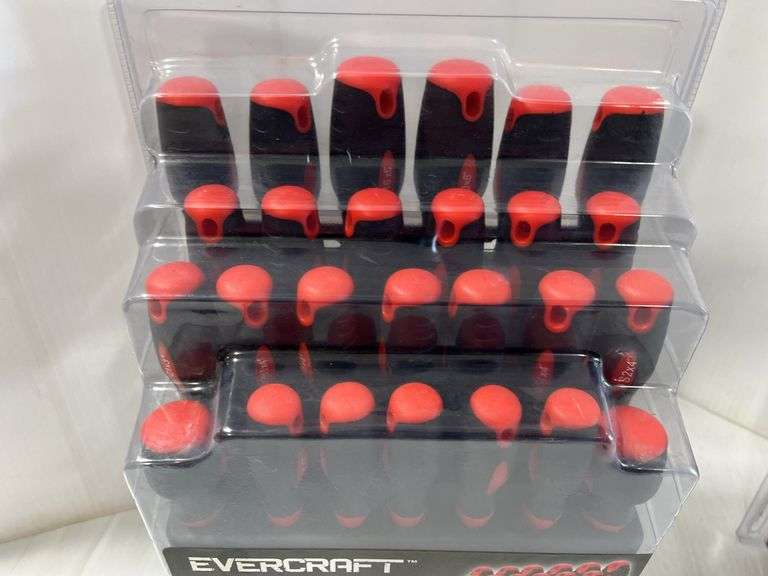 Evercraft 26-piece screwdriver set, comes with storage rack, new ...