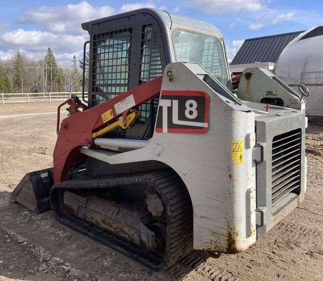 2016 Takeuchi TL8 Track Loader, Kubota Diesel Engine, 2-Speed, Power ...