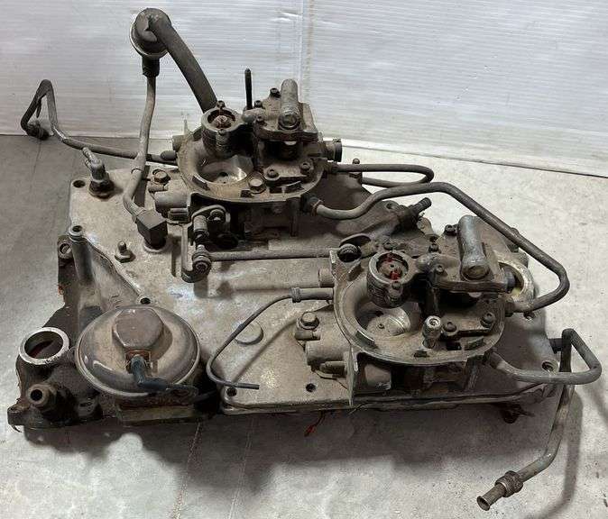 Chevy intake from crossfire injection engine, as is - Albrecht Auction ...