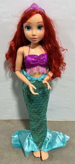 DIsney Little Mermaid my size Ariel doll, 32"H, good, used - Albrecht ...
