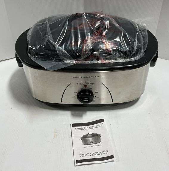 Cooks Essential High-Performance 10-quart stainless steel non-stick ...