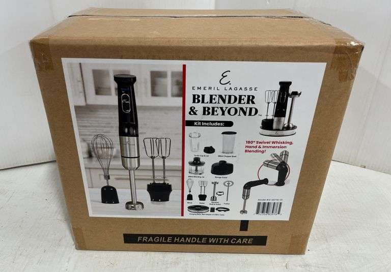 Emeril Lagasse Blender & Beyond, 13-tools, 180° swivel whiskey hand an ...