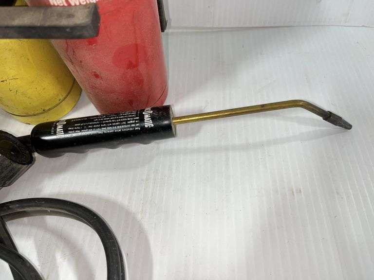 Bernz-O-Matic torch set with brazing rods, welding and cutting, 8" x 8 ...