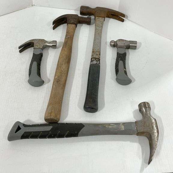 Estwing 24 oz. long handle rip claw, 16"; True Temper 22 oz. claw ...