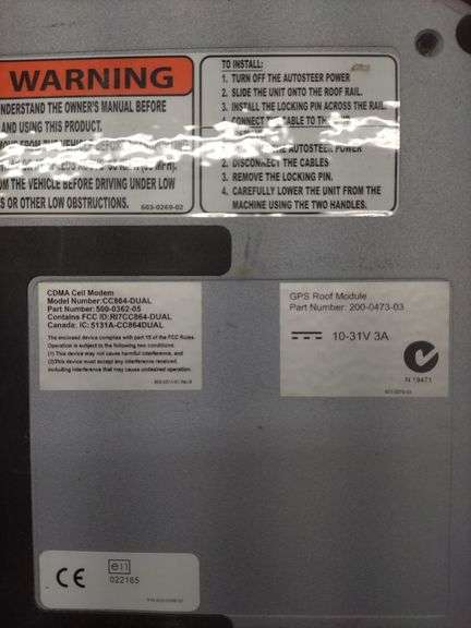 This item Selling ABSOLUTE! ~~~ Ag Leader Paradyme Receiver, Worked ...