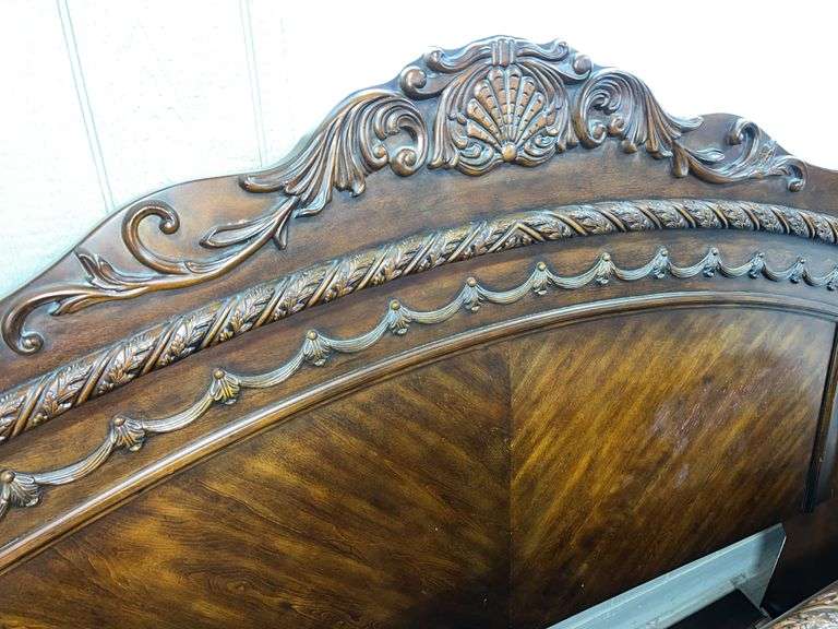 King size complete bed frame by Ashley Furniture, includes: Headboard ...