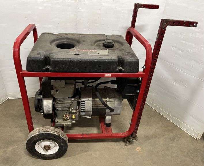 Generac SVP5000 generator, 10 HP on rolling stand, as is - Albrecht ...