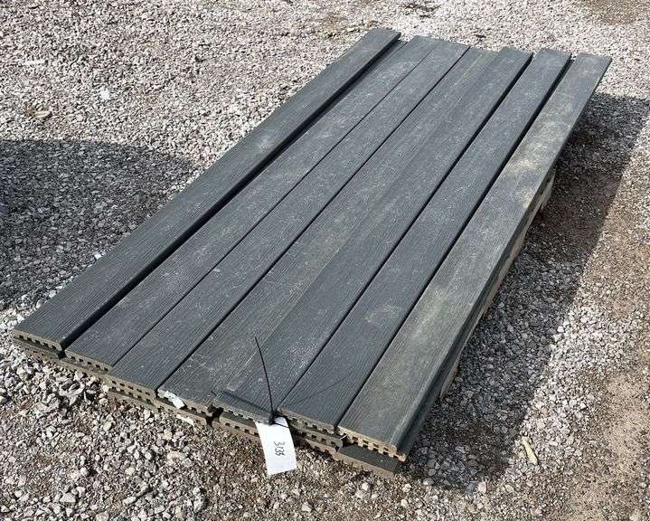 Trex Enhance G2 composite decking, clam shell grey in color, (24) 8 ...