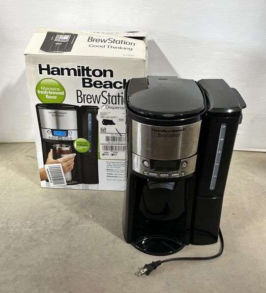 Hamilton Beach Brewstation, makes 12 cups and dispenses 1 cup at a time ...