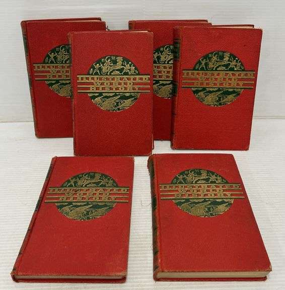 Complete 1940 (6) Volume Set of "The Illustrated World History: A ...