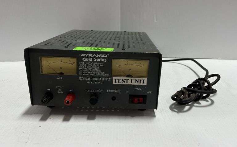 Pyramid regulated power supply PS-36K, 9 1/2"W x 13 1/2"L, good ...