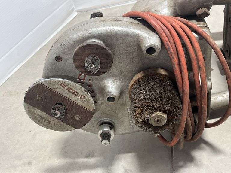 RIDGID 124 copper cleaning machine, 47"L, works and comes with extra ...