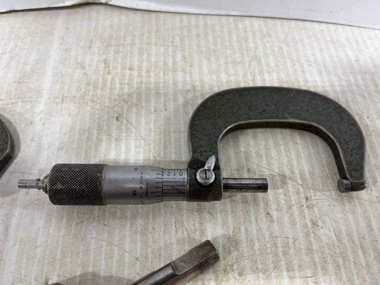 (2) Mitutoyo micrometers, small and large; Mitutoyo quick Japan set ...