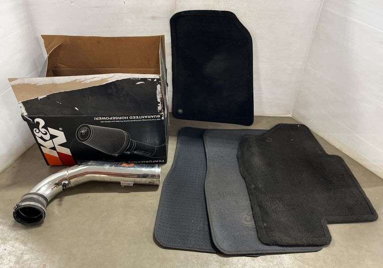 Performance air intake system, never installed; (4) Floor mats, great ...