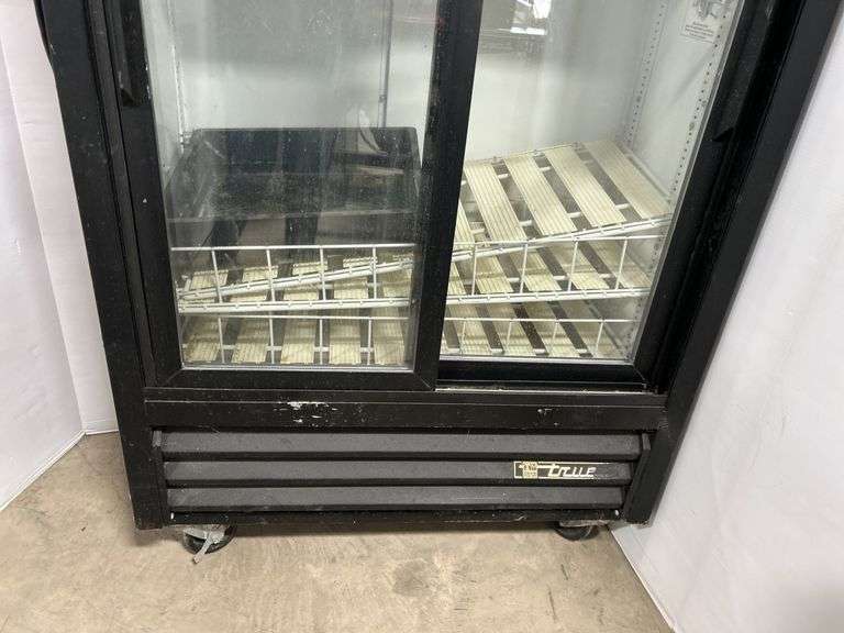 Pepsi Cooler, 36"W x 18"D x 59"H, will need to be cleaned, has wear ...